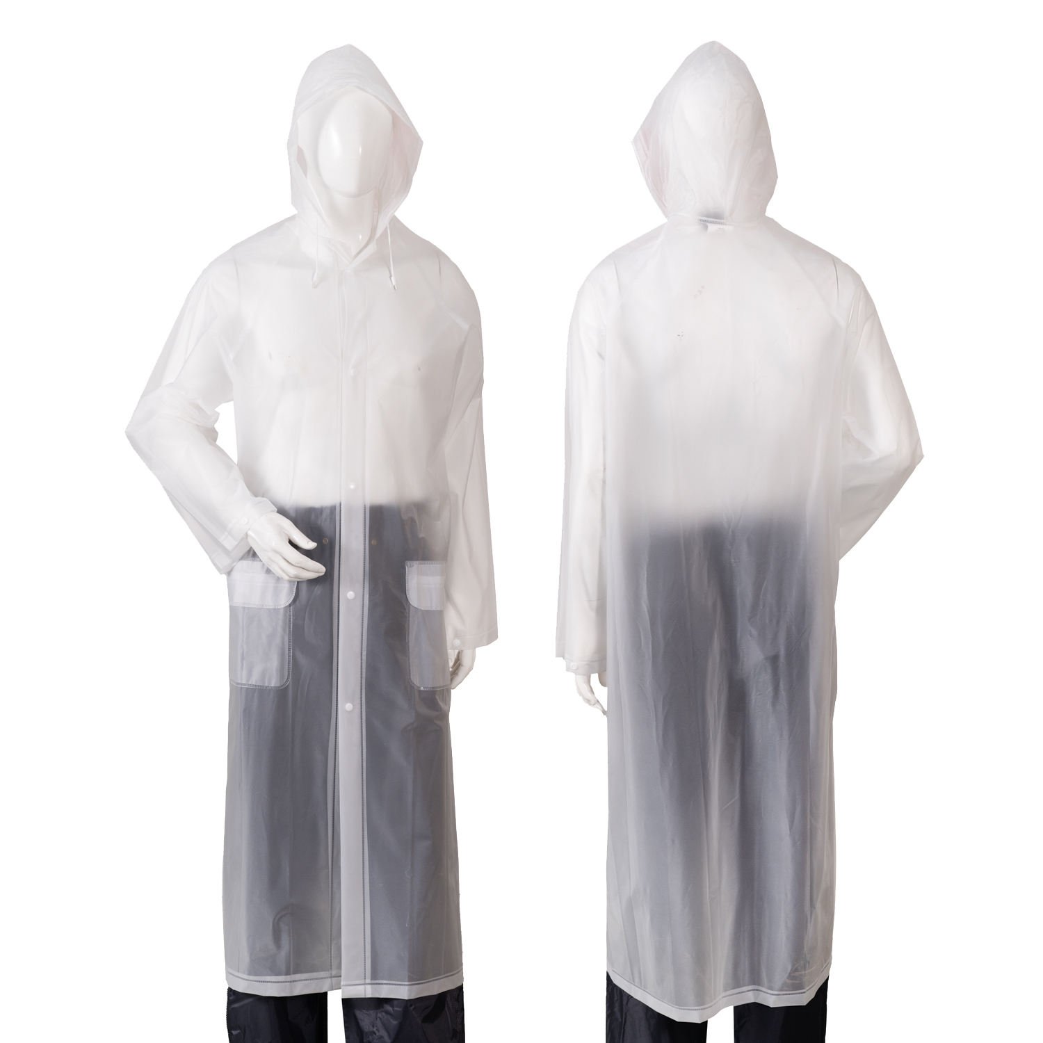 Clear PVC Raincoat for Fishing | Shieldrain