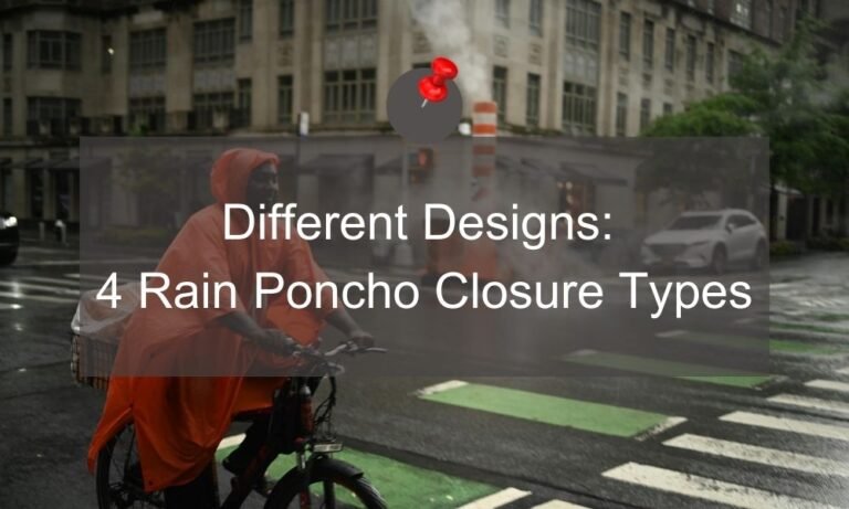 Poncho vs Rain coat: What’s the Difference? Shieldrain